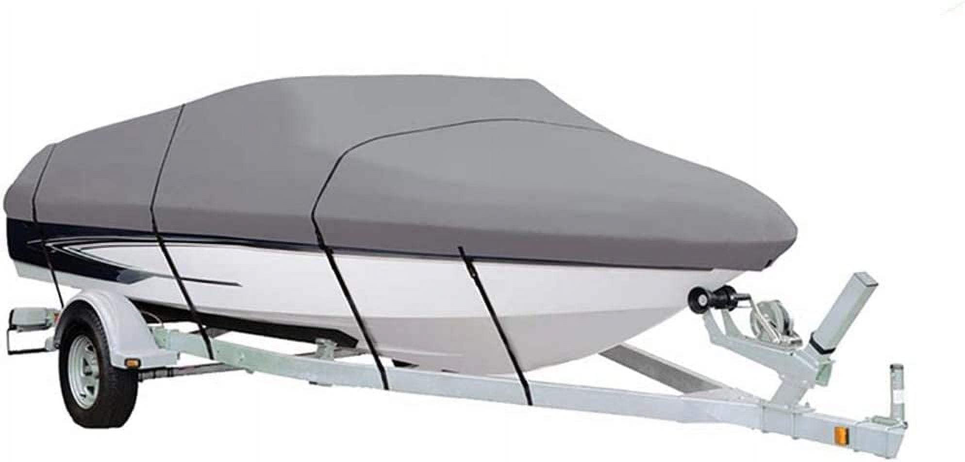 Boat Cover Compatible with Bayliner Capri 195 Bowrider 2002 Grey Color ...