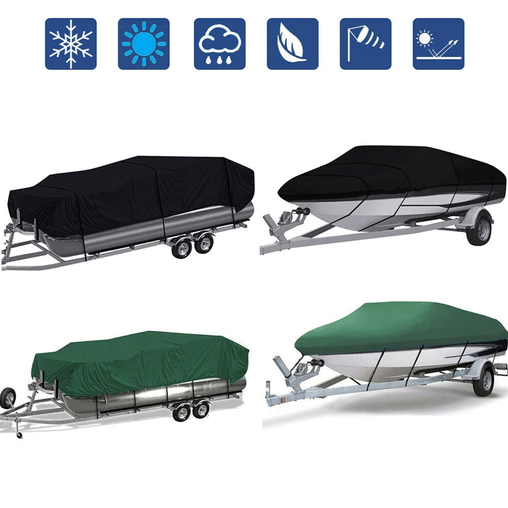 Boat Cover, Heavy Duty Waterproof Boat Cover Oxford Cloth Tear ...
