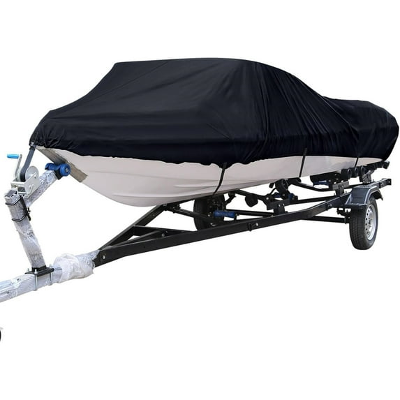 Boat Cover Waterproof,,All Weather Protection,Fits V-Hull,Tri-Hull ...