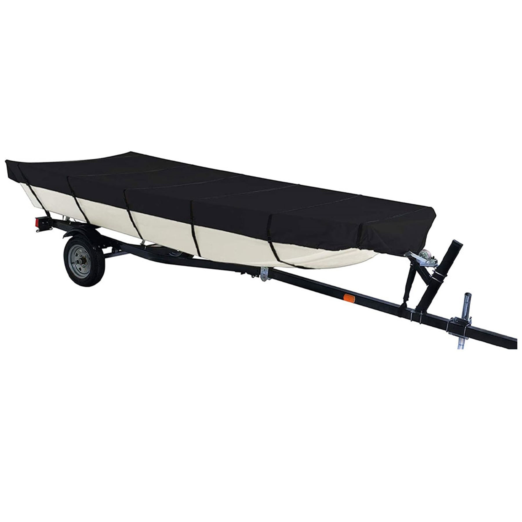 Boat Cover, Waterproof Heavy Duty 210D Marine Grade Trailerable Boat ...