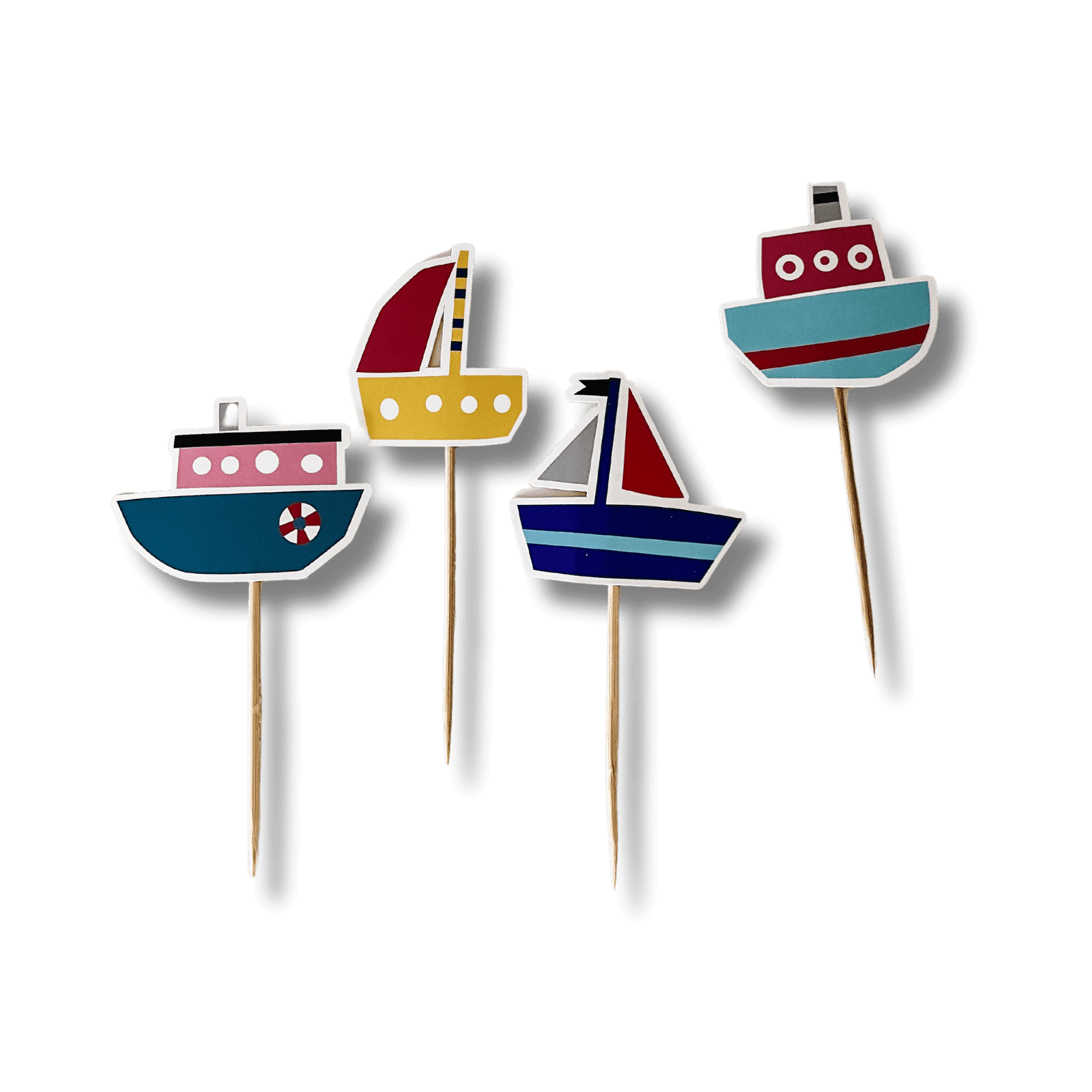 Boat Cupcake Toppers (8pcs) - Walmart.com