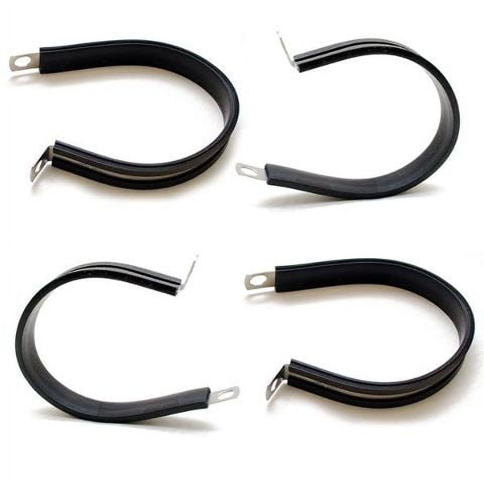 Boat Cushioned Loop Clamps | 2 3/4 Inch Stainless Steel (Set of 4 ...