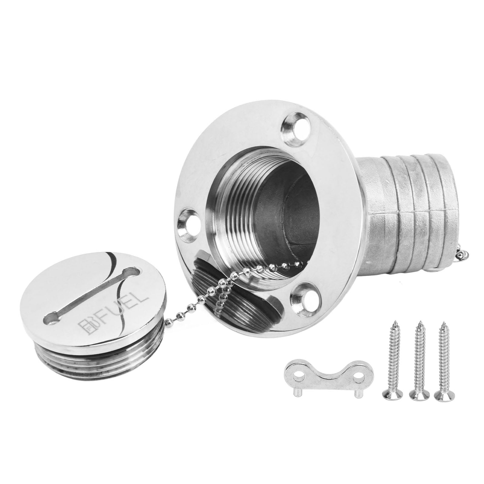 Boat Deck Filler with Key Cap Marine Stainless Steel Hardware for Yacht ...