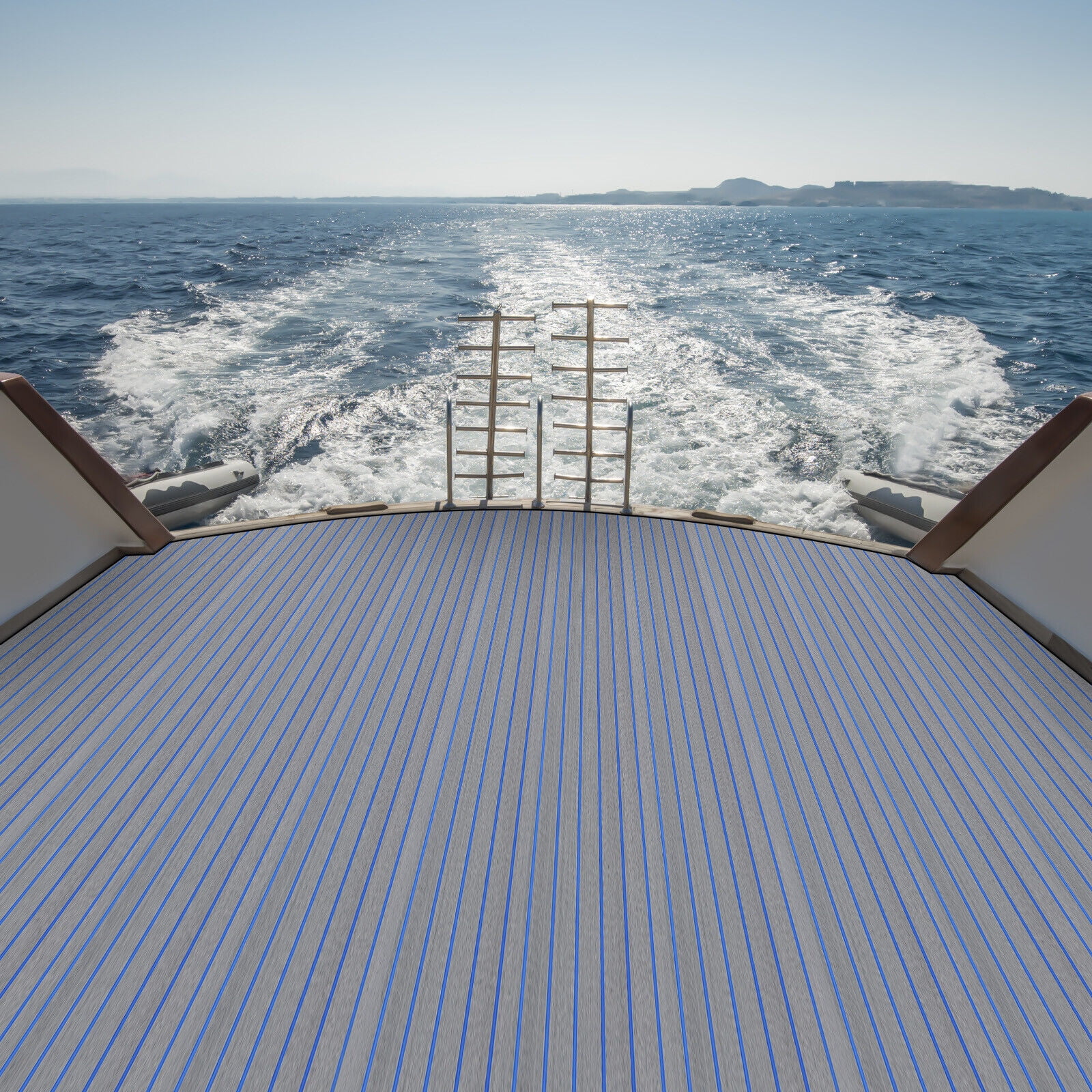 Boat Decking EVA Teak Decking Sheet, Faux Teak Decking Mat for Boat ...