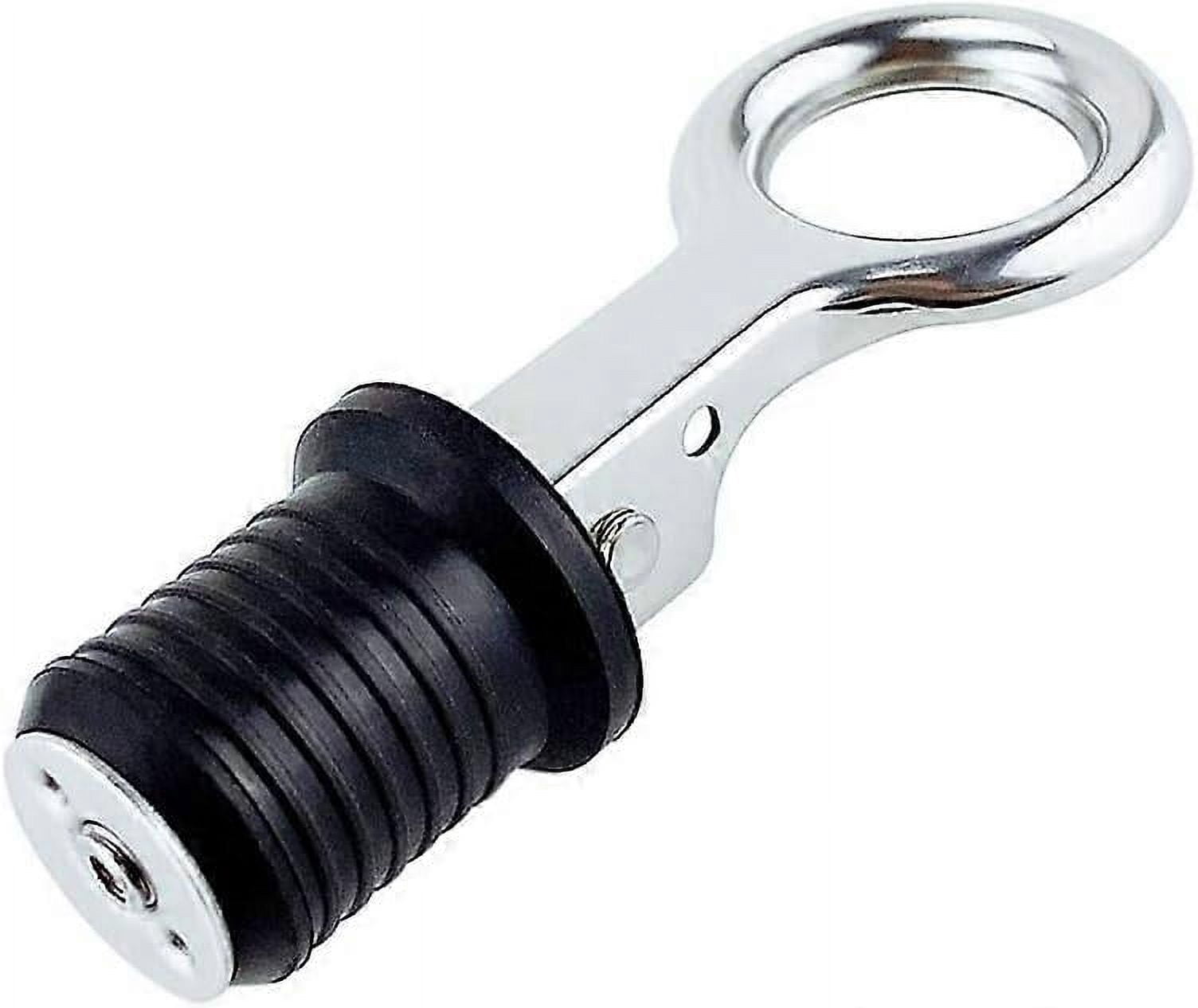 Boat Drain Plug, Adjustable Drain Hole Plug 304 Stainless Steel Rubber ...