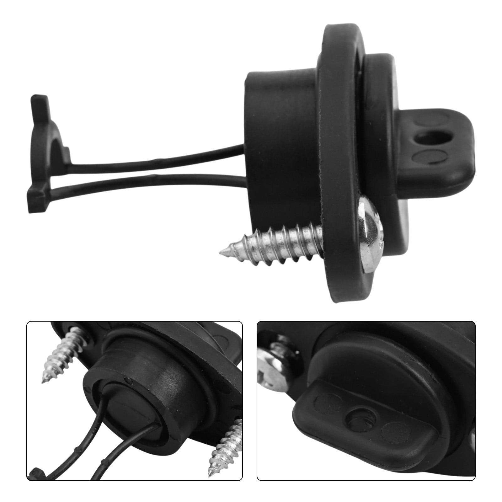 Boat Drain Socket Set with Screw Bung & Captive Plug for Transom ...