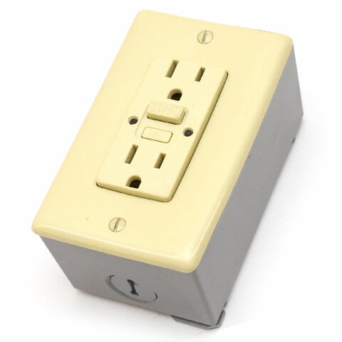 Boat Electrical Outlet Box | Off White / Gray 3-Prong - Walmart.com