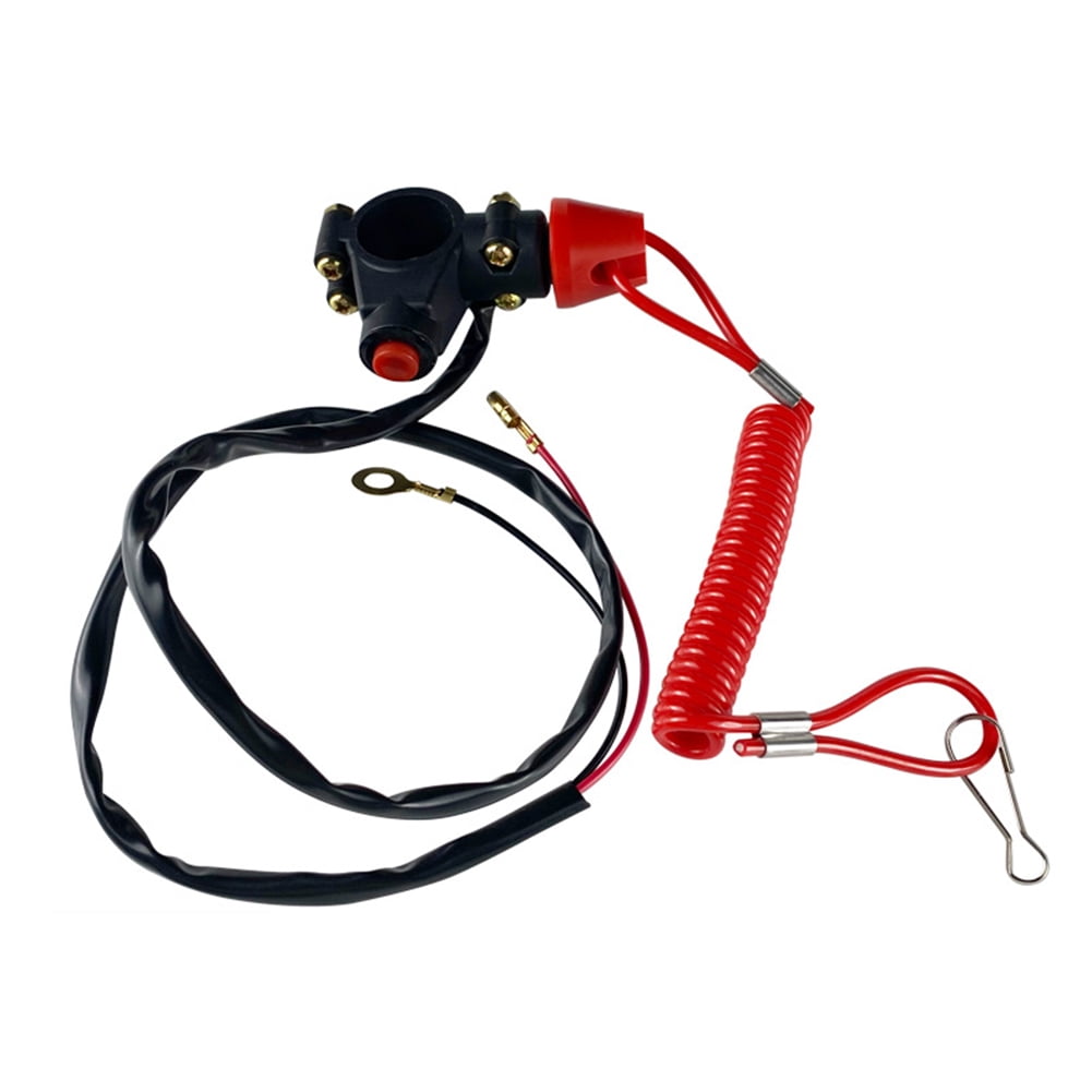Boat Engine Motor Kill Switch With Safety Tether Lanyard Off-road ...