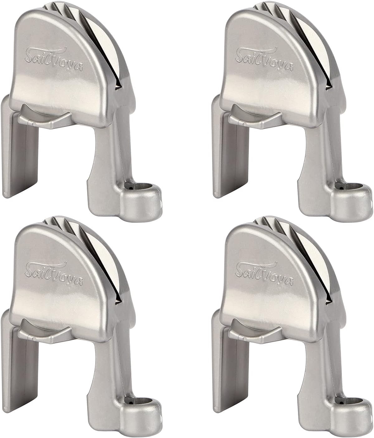 Boat Fender Clips, Adjustable Pontoon Boat Square Rail Fender Cleats ...