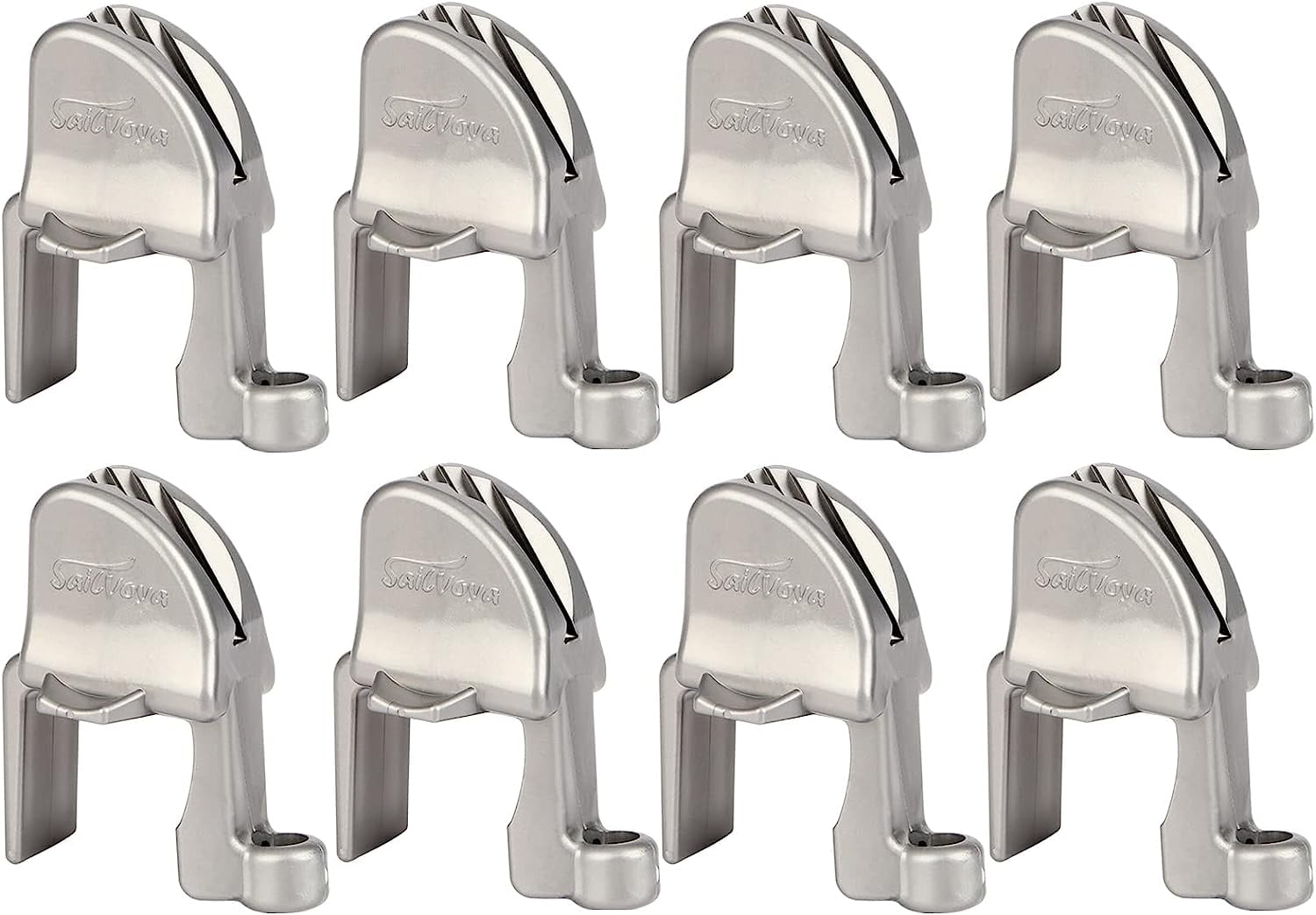 Boat Fender Clips, Adjustable Pontoon Boat Square Rail Fender Cleats ...