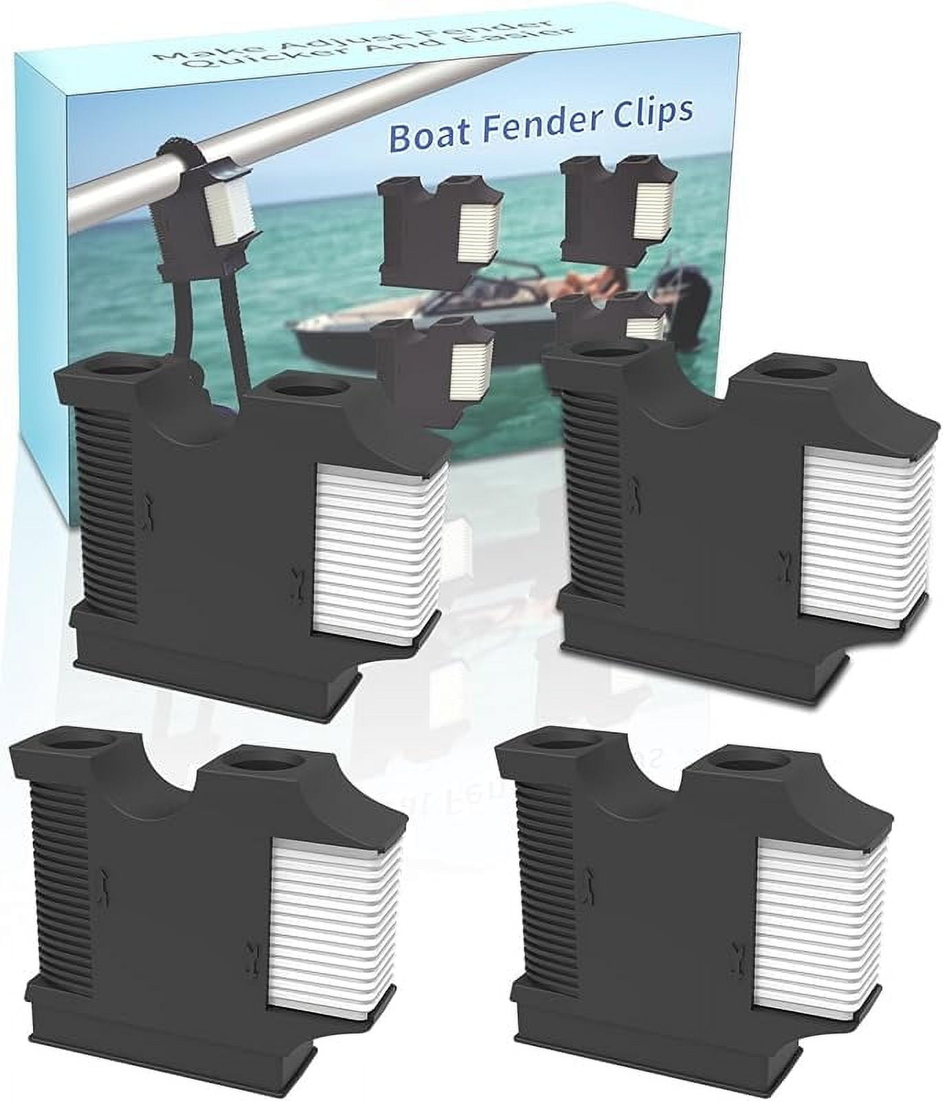 Boat Fender Hanger, Boat Rail and Cleat Fender Clips, Quick Connect and ...