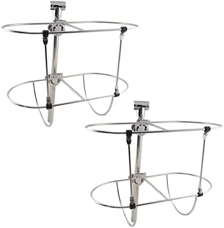 Boat Fender Holder,316 Stainless Steel Marine Folding Double Fender ...