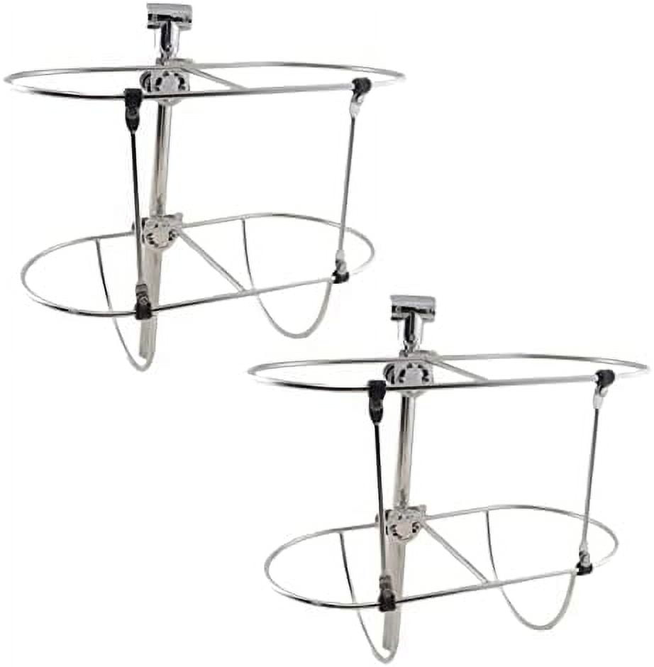 Boat Fender Holder,316 Stainless Steel Marine Folding Double Fender ...