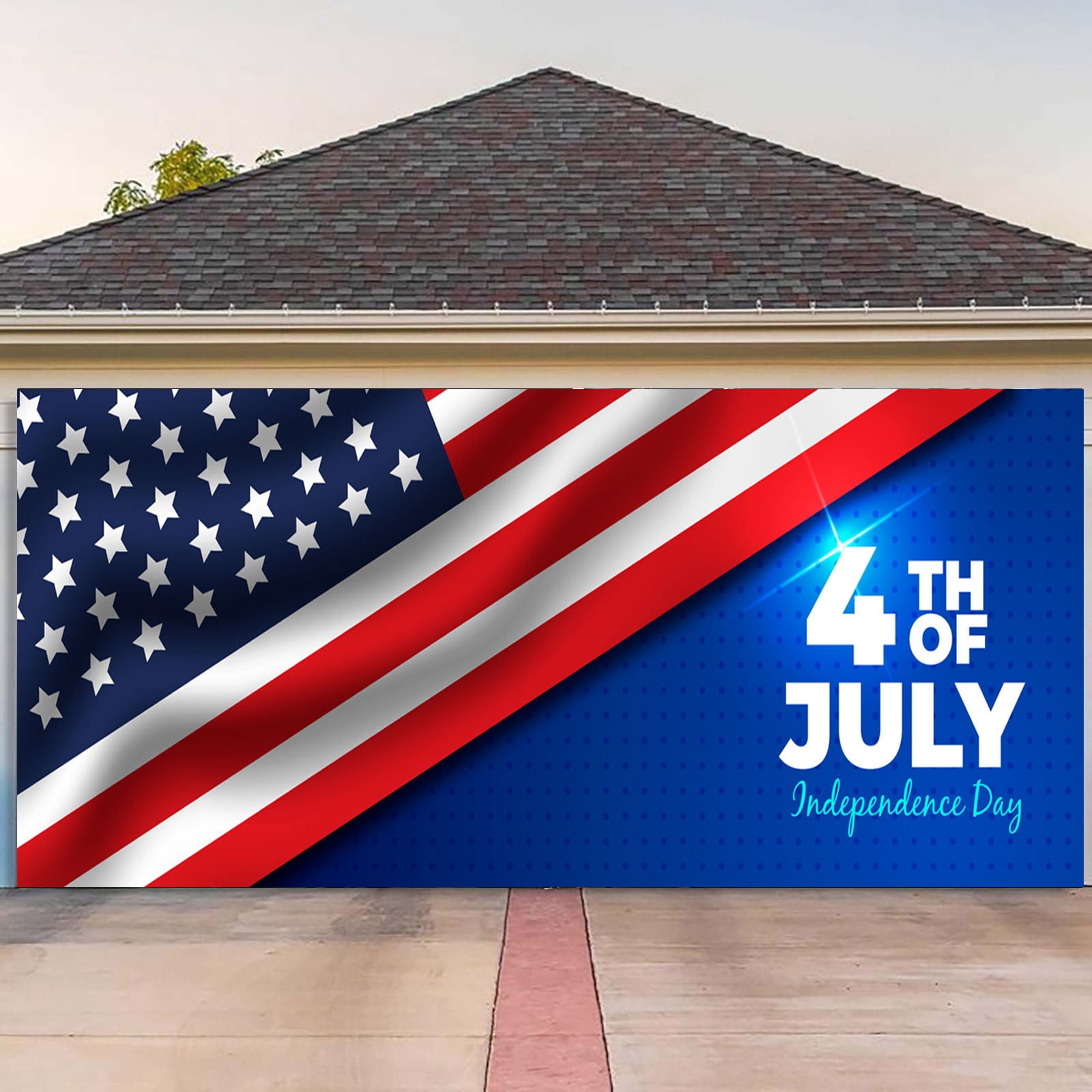 Boat Flags Independence Day Anniversary Garage Door Decoration ...