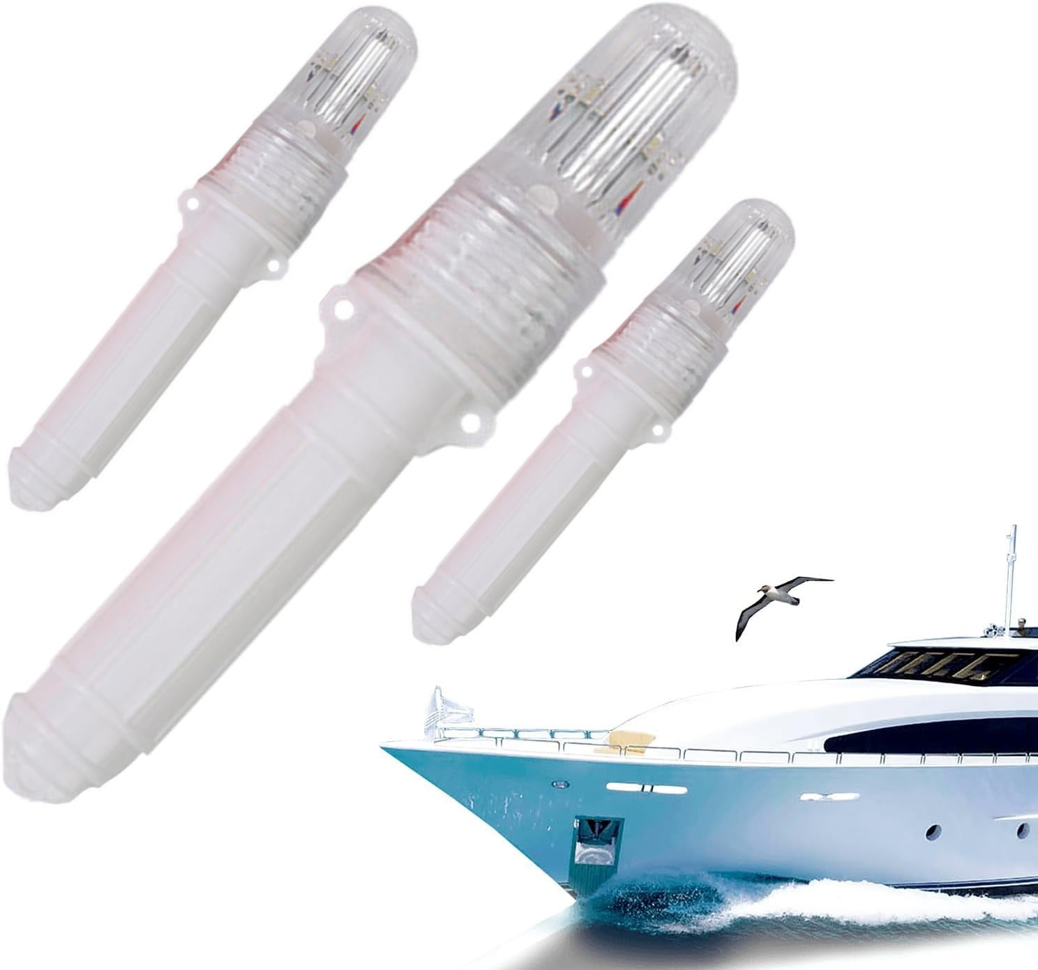 Boat Flares, 2025 Upgraded Electronic Boat Flare Coast Guard Approved ...