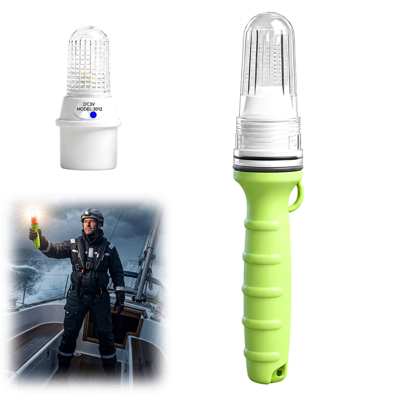 Boat Flares, 2026 Upgrade Electronic Marine Distress Flare, Waterproof ...