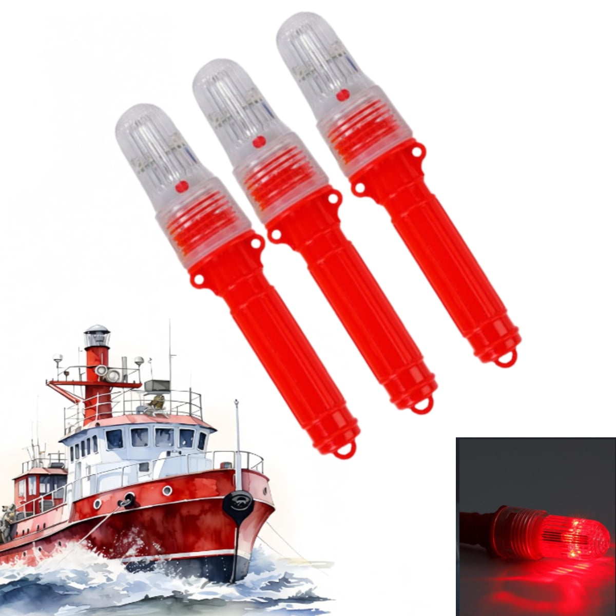Boat Flares for Men,Boat Flares Waterproof Emergency Signals for ...