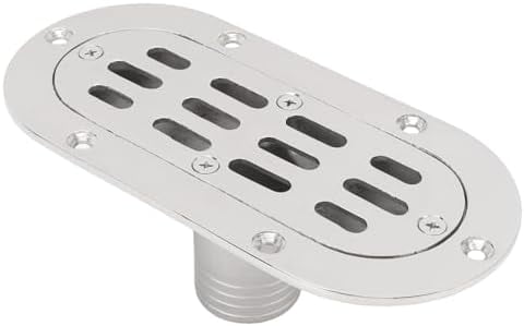 Boat Floor Deck Drain, Anti Clogging Scupper, 316 Stainless Steel ...