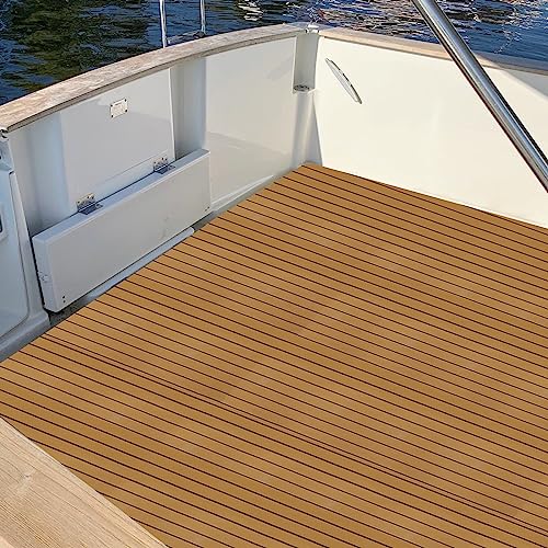 Boat Flooring EVA Foam Boat Decking Faux Teak Marine Flooring Boat Mat ...