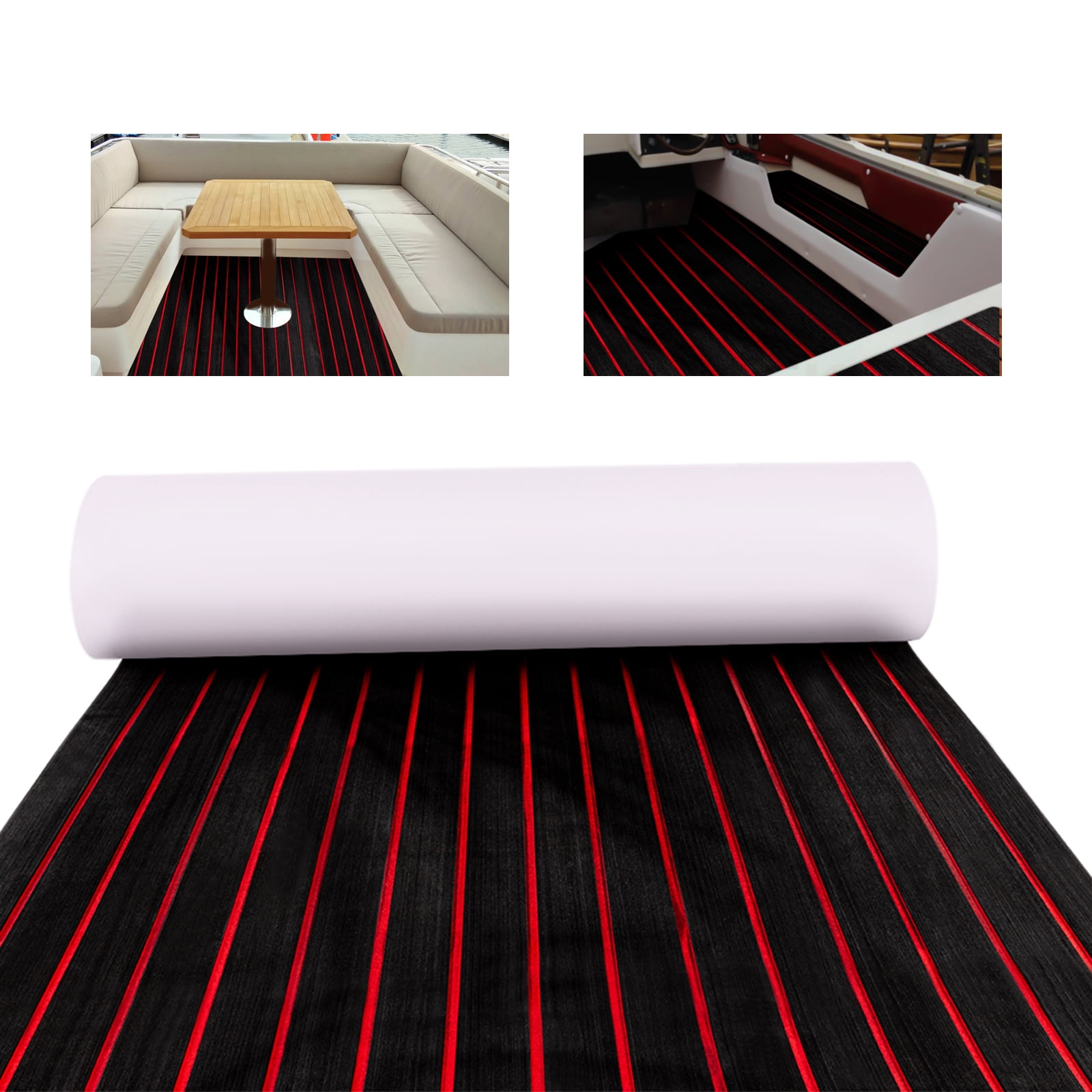 95 Inch Marine Boat Flooring EVA Foam Faux Teak Decking Sheet Sea Deck ...