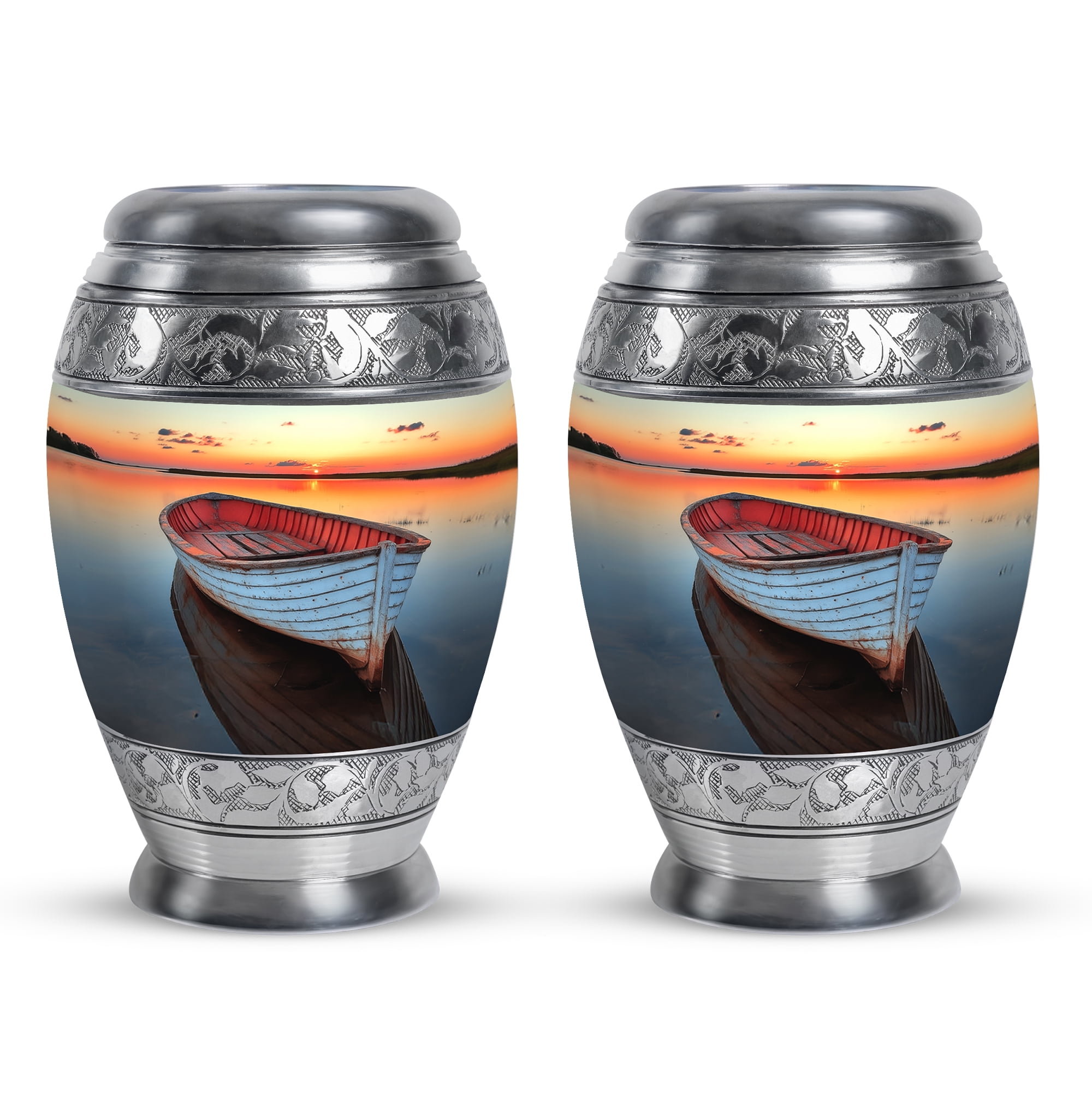 Boat Funeral Cremation Urns for Human Ashes Adult Man, Small Urn for ...