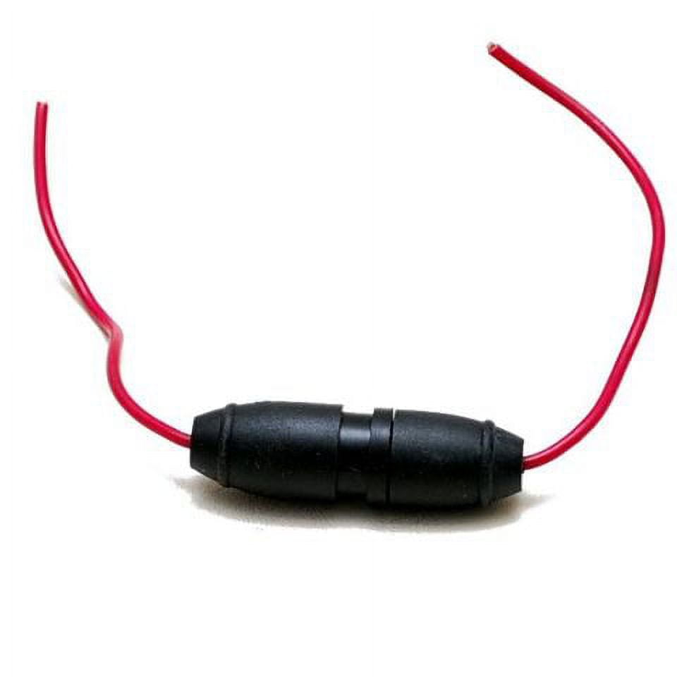 Boat Fuse Holder | W / 10 Amp Fuse Red Wires - Walmart.com