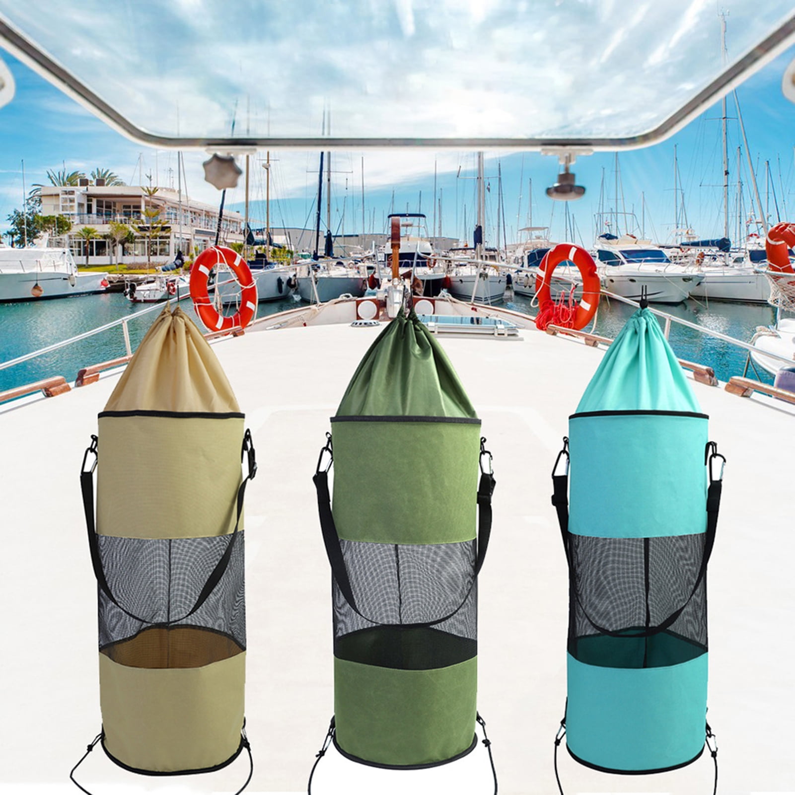 Boat Garbage Bag Drawstring Strong Load-bearing Accessory Leak-proof ...