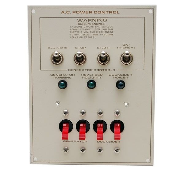 Boat Generator Start Stop Breaker Panel - Walmart.com