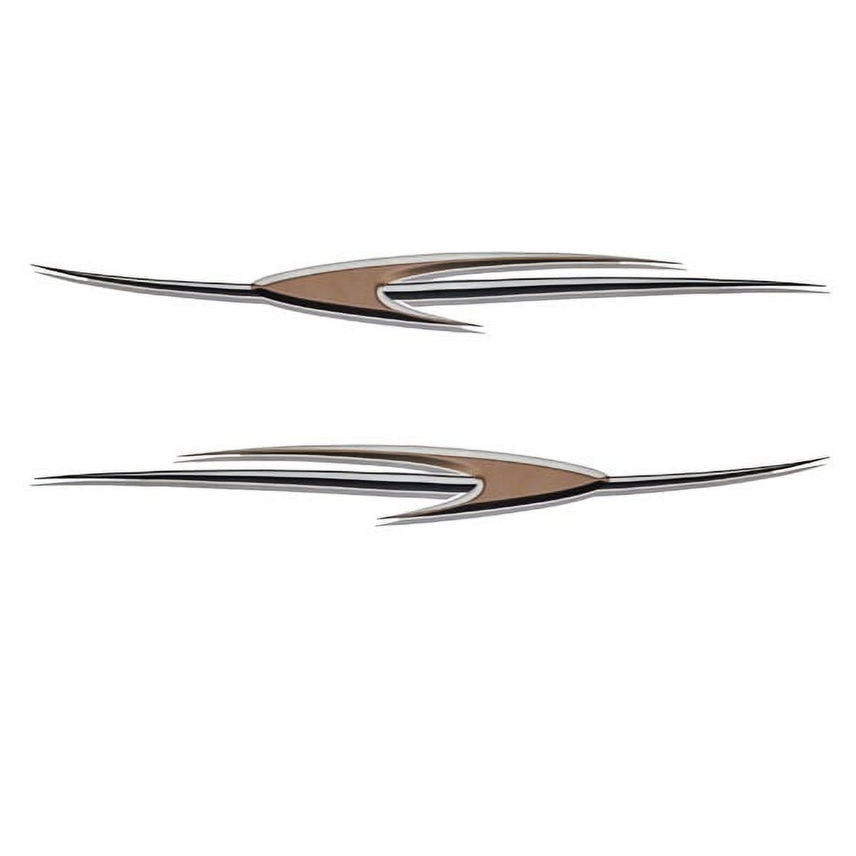 Boat Graphic Decal | Brown / Black 104 X 12 Inch Vinyl (Pair) - Walmart.com