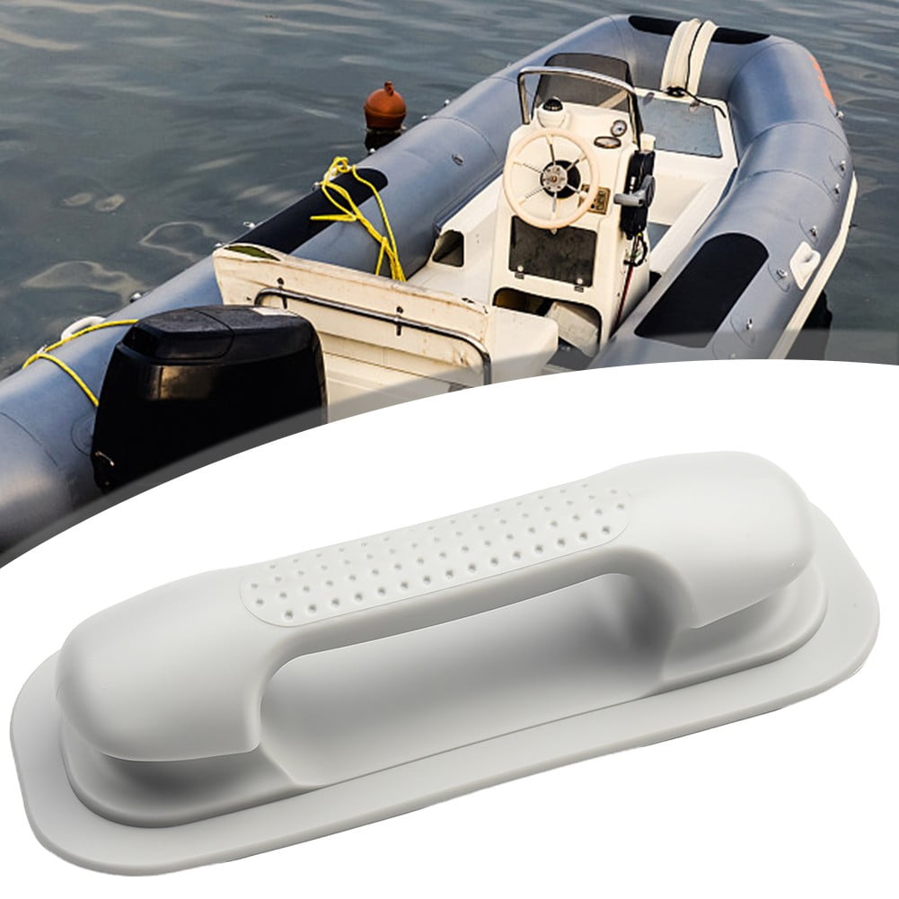 Boat Gray Plastic Snap Quick Davits Handle Pad for Dinghy Lock Kit ...