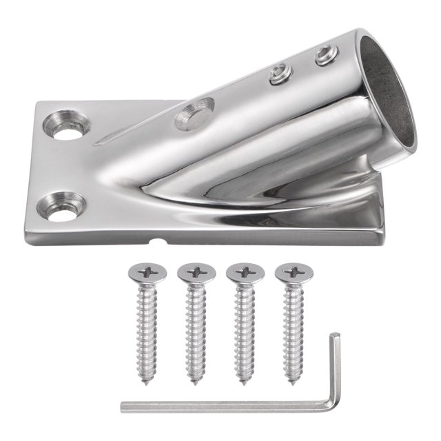 Boat Hand Rail Fitting, 30 Degree 1 Inch Rectangular Boat Hand Rail ...