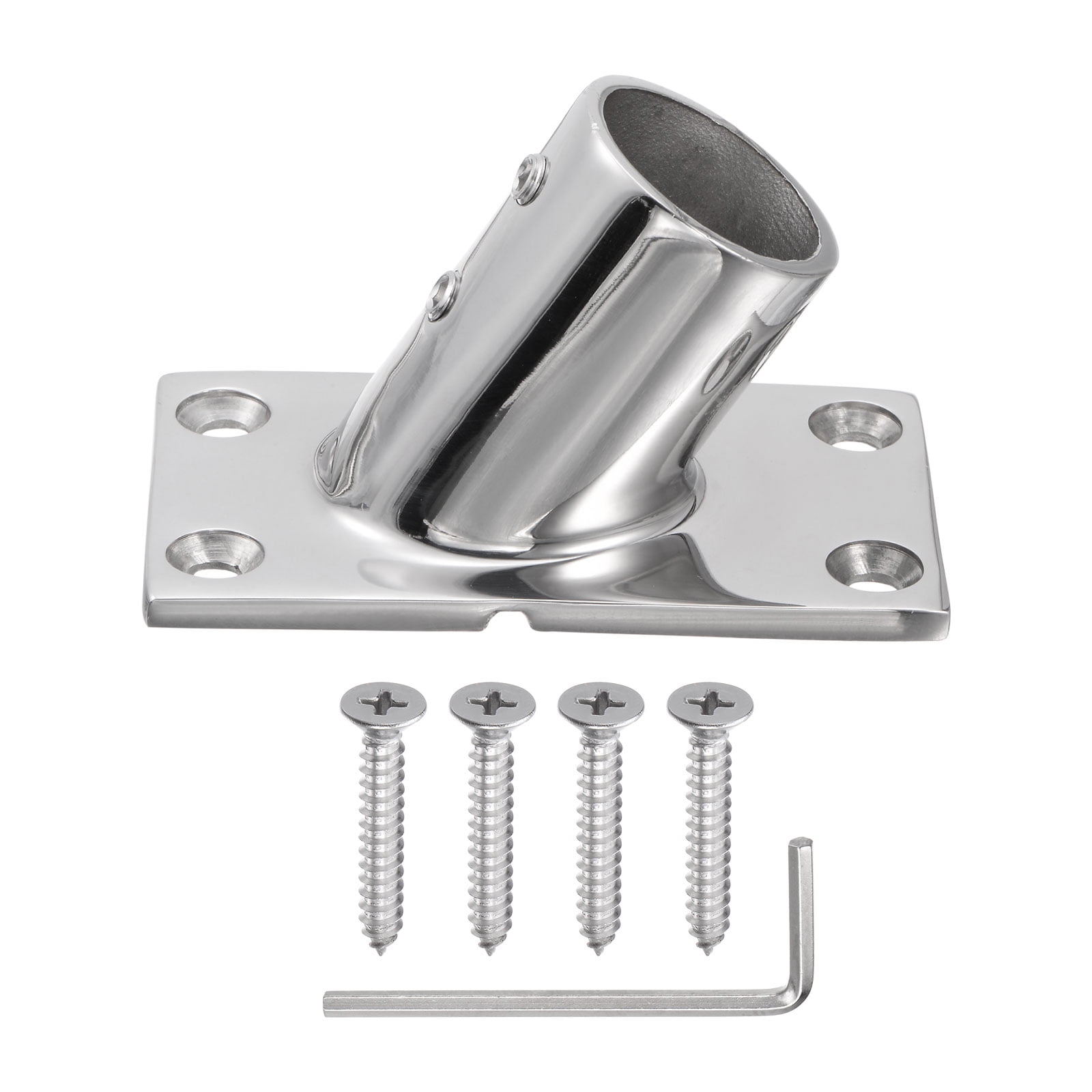 Boat Hand Rail Fitting, 60 Degree 1 Inch Rectangular Boat Hand Rail ...