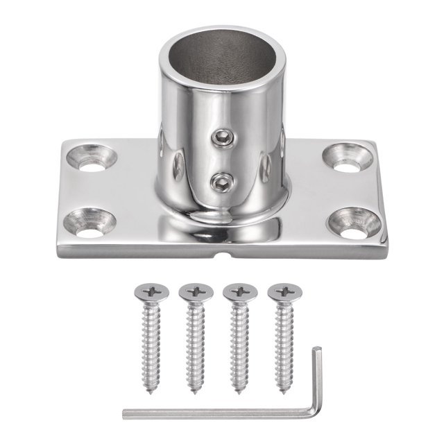 Boat Hand Rail Fitting, 90 Degree 1 Inch Rectangular Boat Hand Rail ...