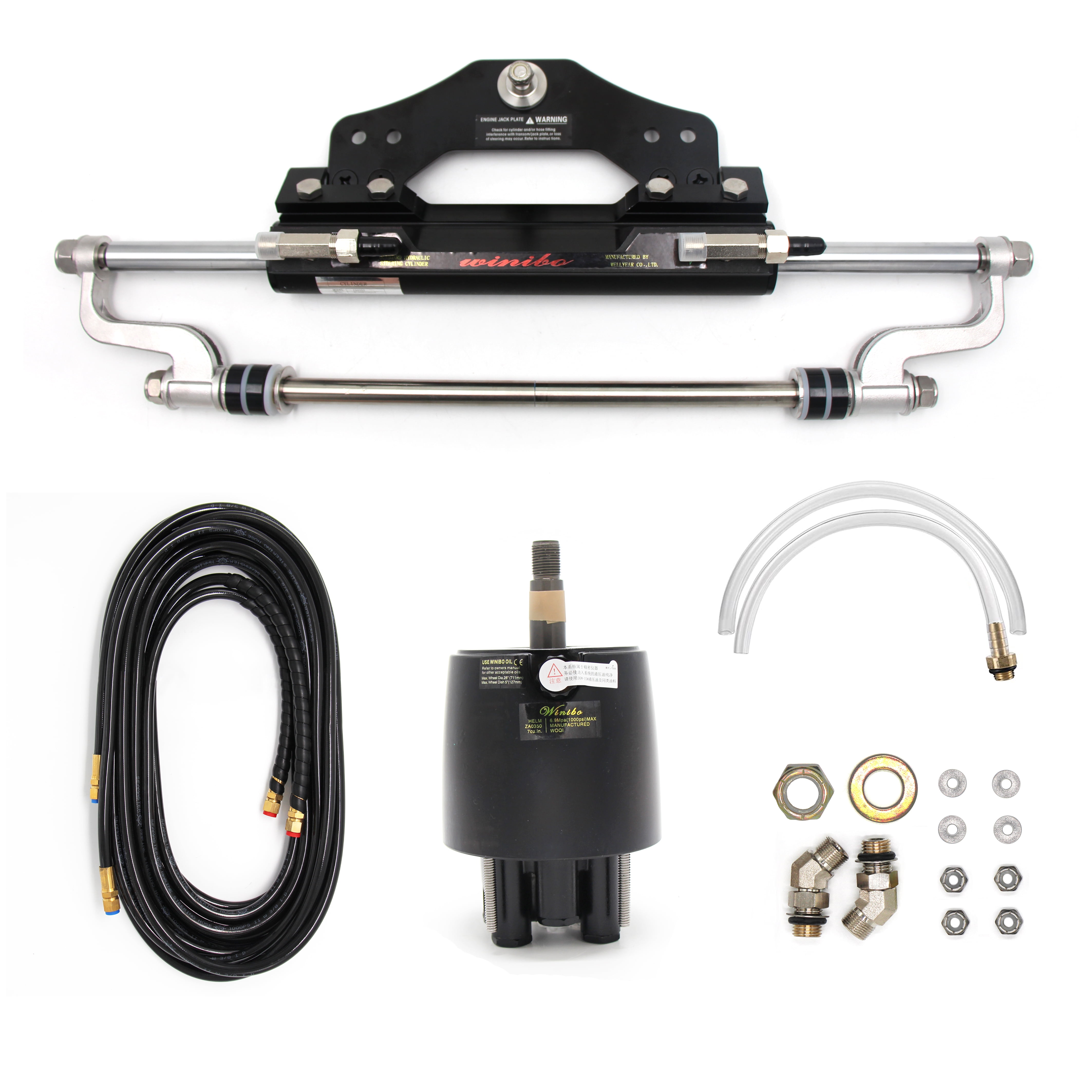 Boat Hydraulic Steering System for Outboard up to 350HP with Pump ...