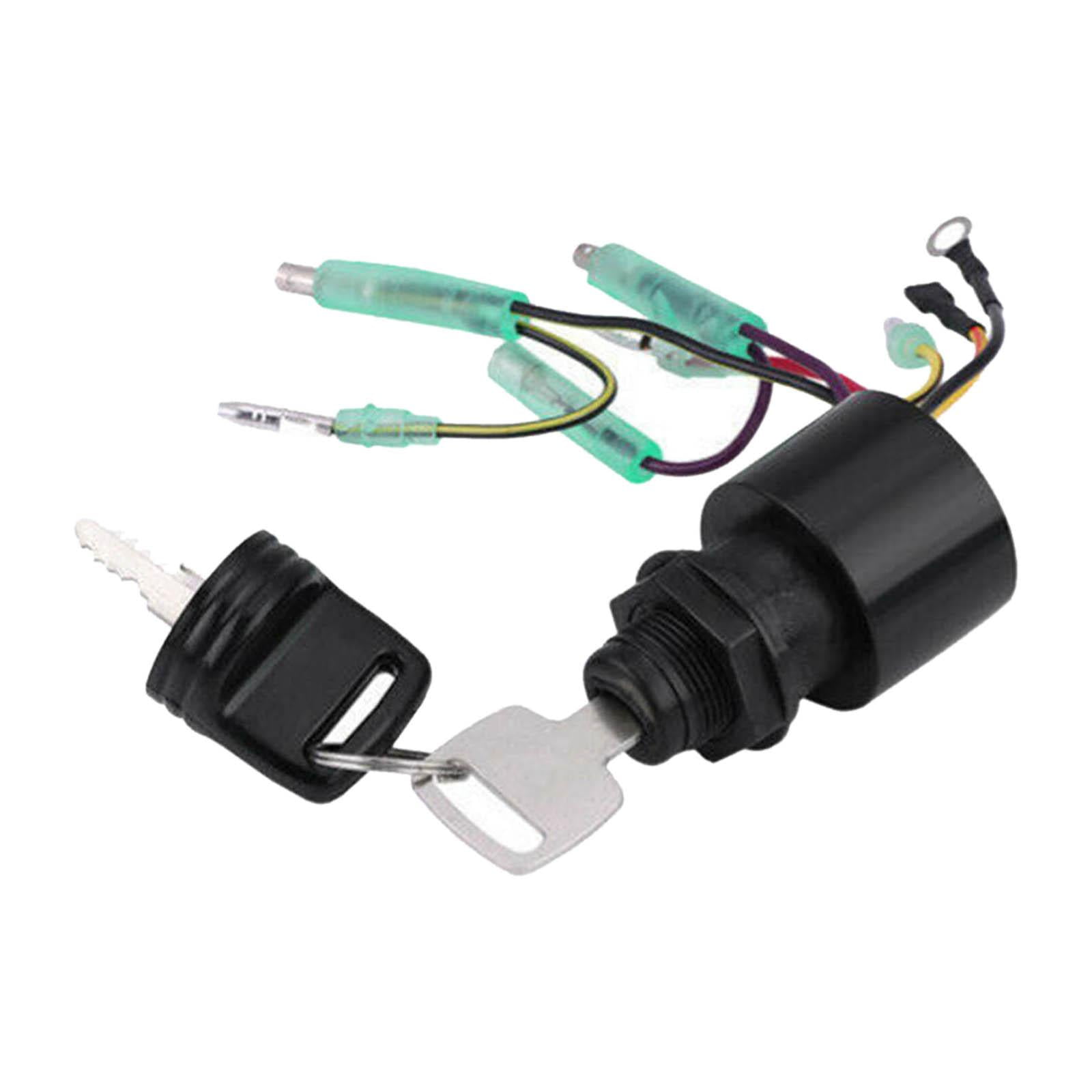 Boat Ignition Key Switch 6 Wire Key Starter Switch Replacement Boat ...