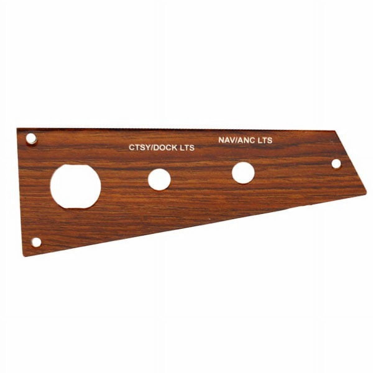 Boat Ignition Panel Blank 025-4923 | Glastron GT Woodgrain 6 1/4 x 2 1/ ...