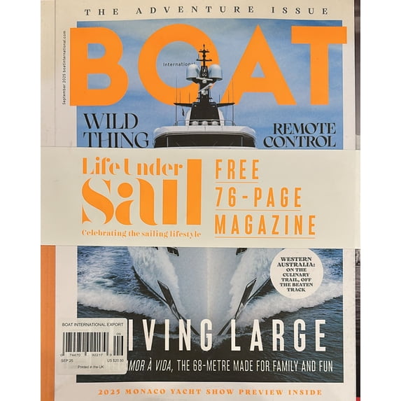 Boat International Uk Magazine September 2025 - Walmart.com