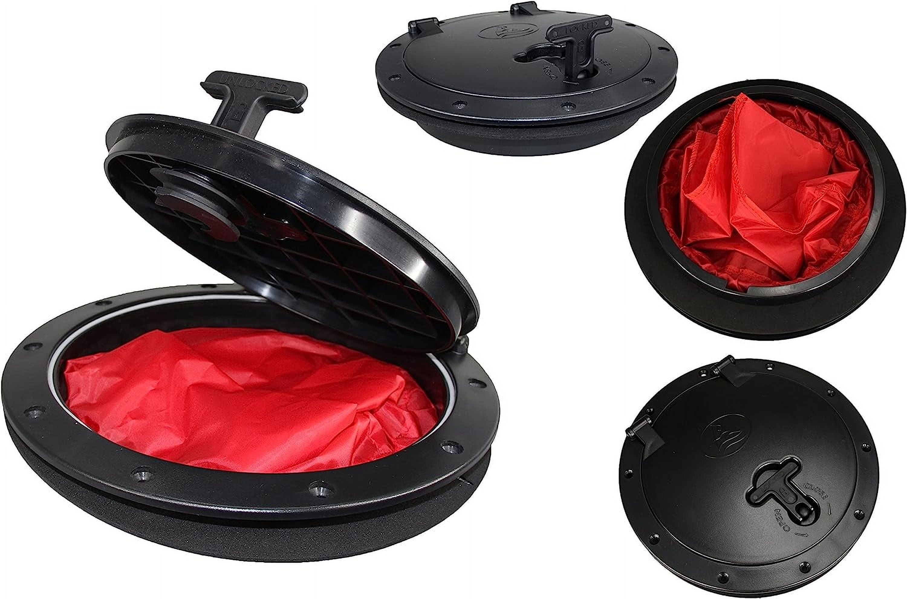 Boat Kayak Canoe Fishing Rigging Sailing Heavy Duty Black Plastic 6 ...