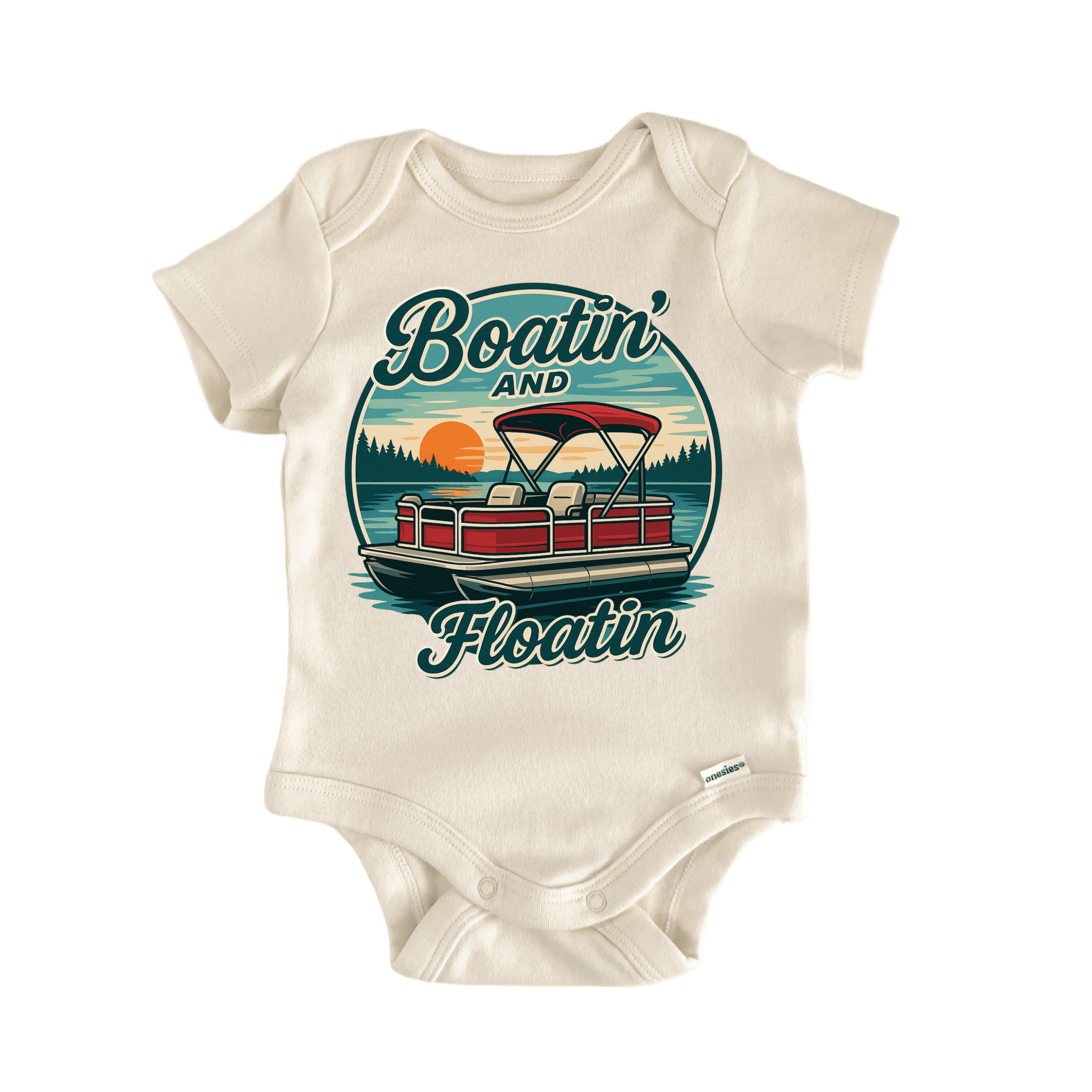 Boat Lake Pontoon Newborn Baby Bodysuit - Walmart.com