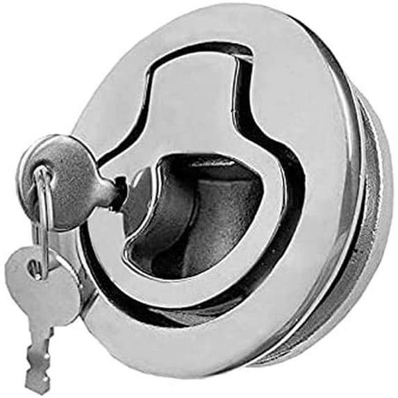 Boat Latches Stainless Steel 2", Latch Hatch Round Pull Marine Boat ...