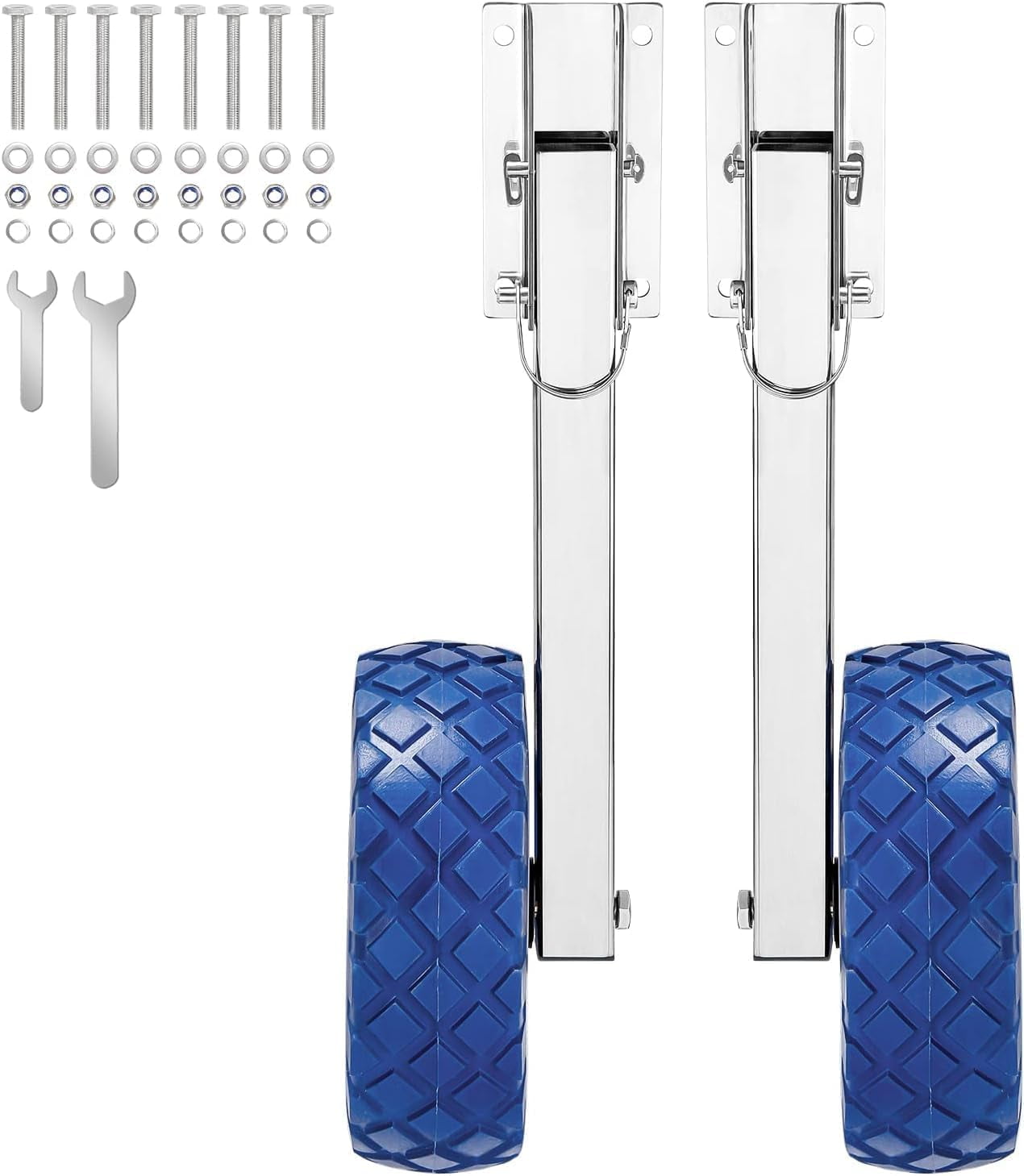 Boat Launching Wheels, 300 LBS Loading Capacity Inflatable Boat Launch ...