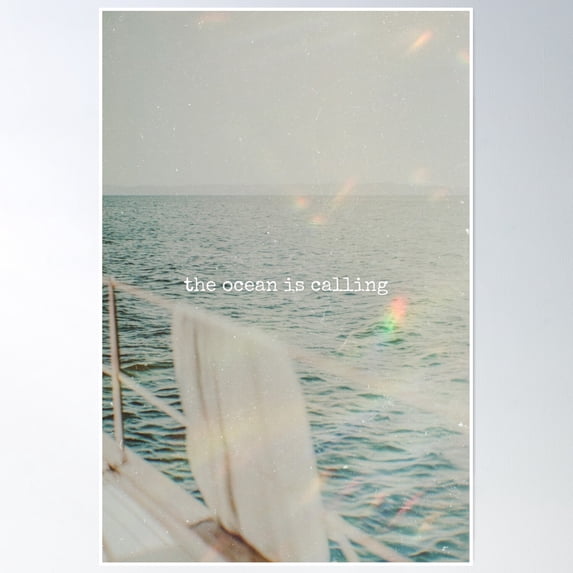 Boat Life Xl / / The Ocean Is Calling / Sithonia Greece- Vintage Wall ...