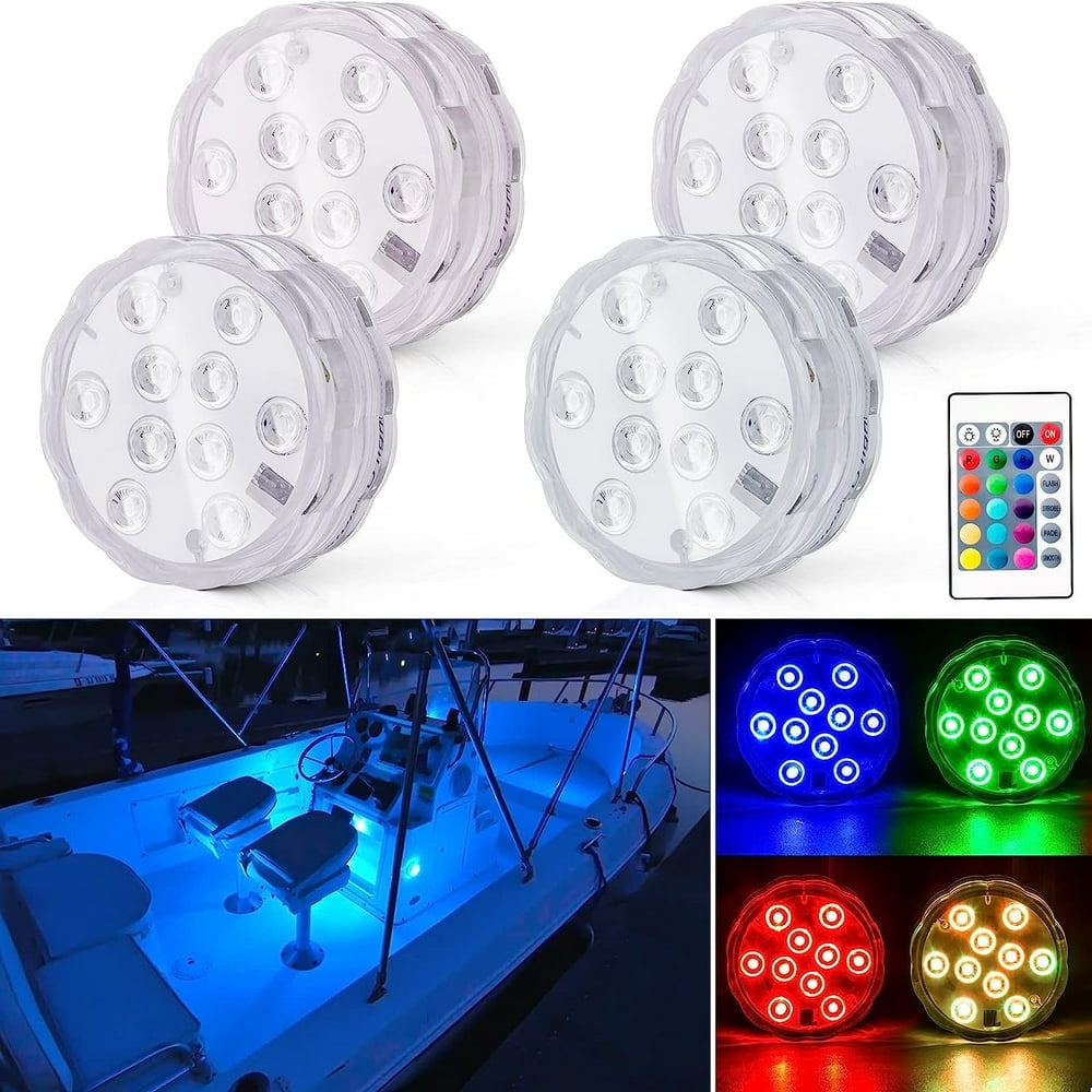 Boat Lights Wireless Battery Powered Operated Marine Led Interior Light ...