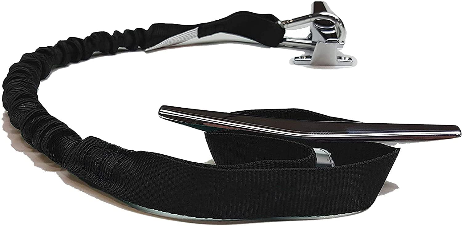 Boat Lines & Dock Ties Bungee Boating Dock Ties, One Loop and Hook ...