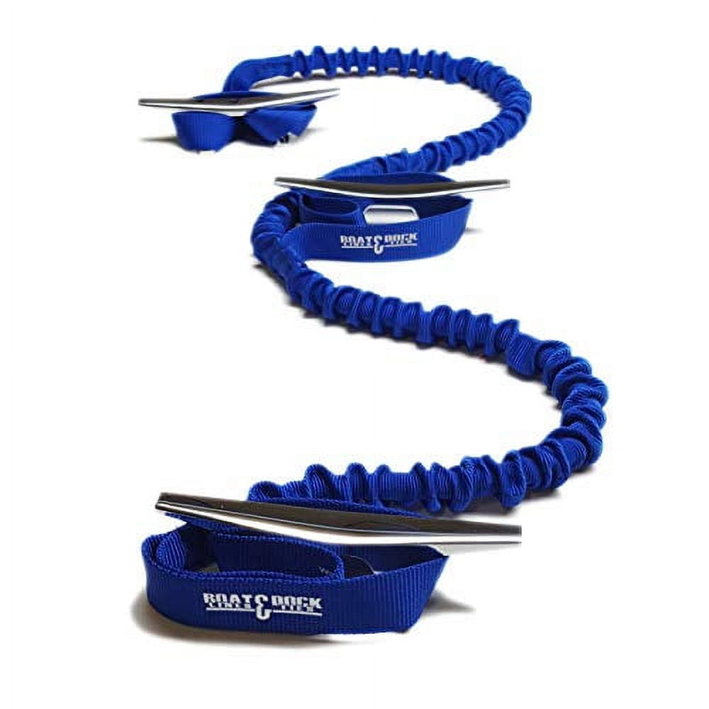 Boat Lines & Dock Ties Extra Long Dock Tie Combo 3 Loop Bungee Tether ...
