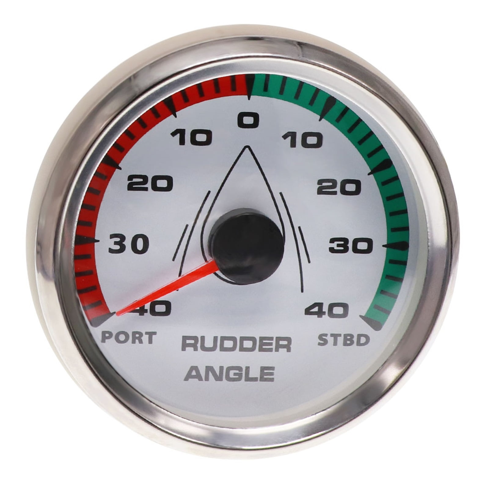 Boat Marine 85mm Rudder Angle Indicator 0-190 ohm With Rudder Angle ...