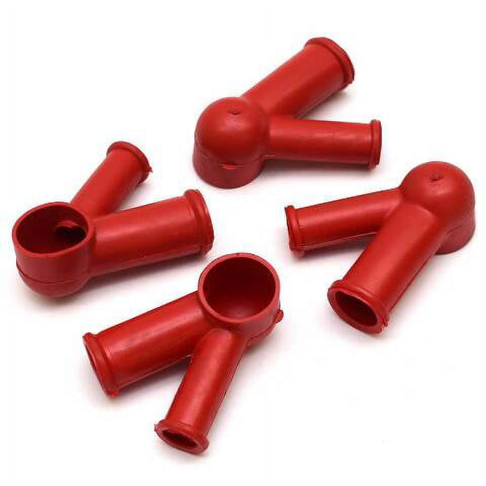 Boat Marine Battery Terminal Covers | Boot Caps Red (Set Of 4 ...