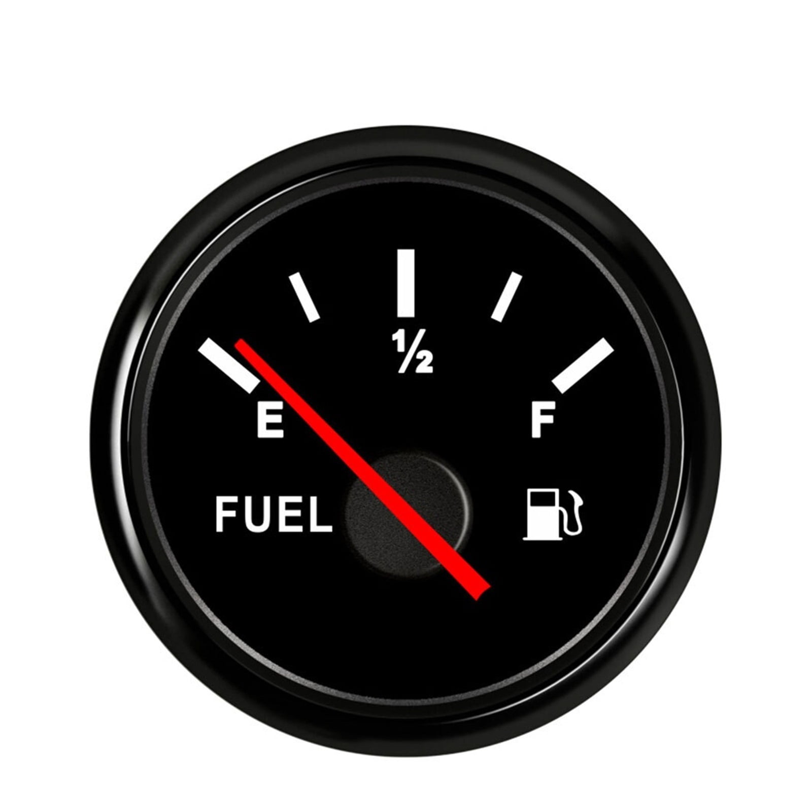 Boat Marine Fuel Level Gauge 52mm Pointer Fuel Level Gauge LED Light ...