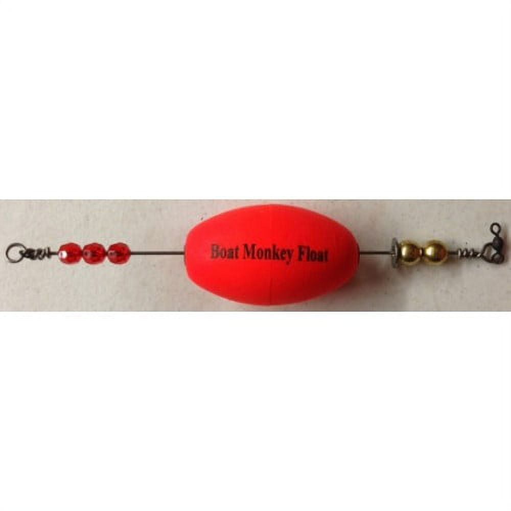 Boat Monkey BMO-05 Oval Red 2.5" Fishing Terminal Float - Walmart.com