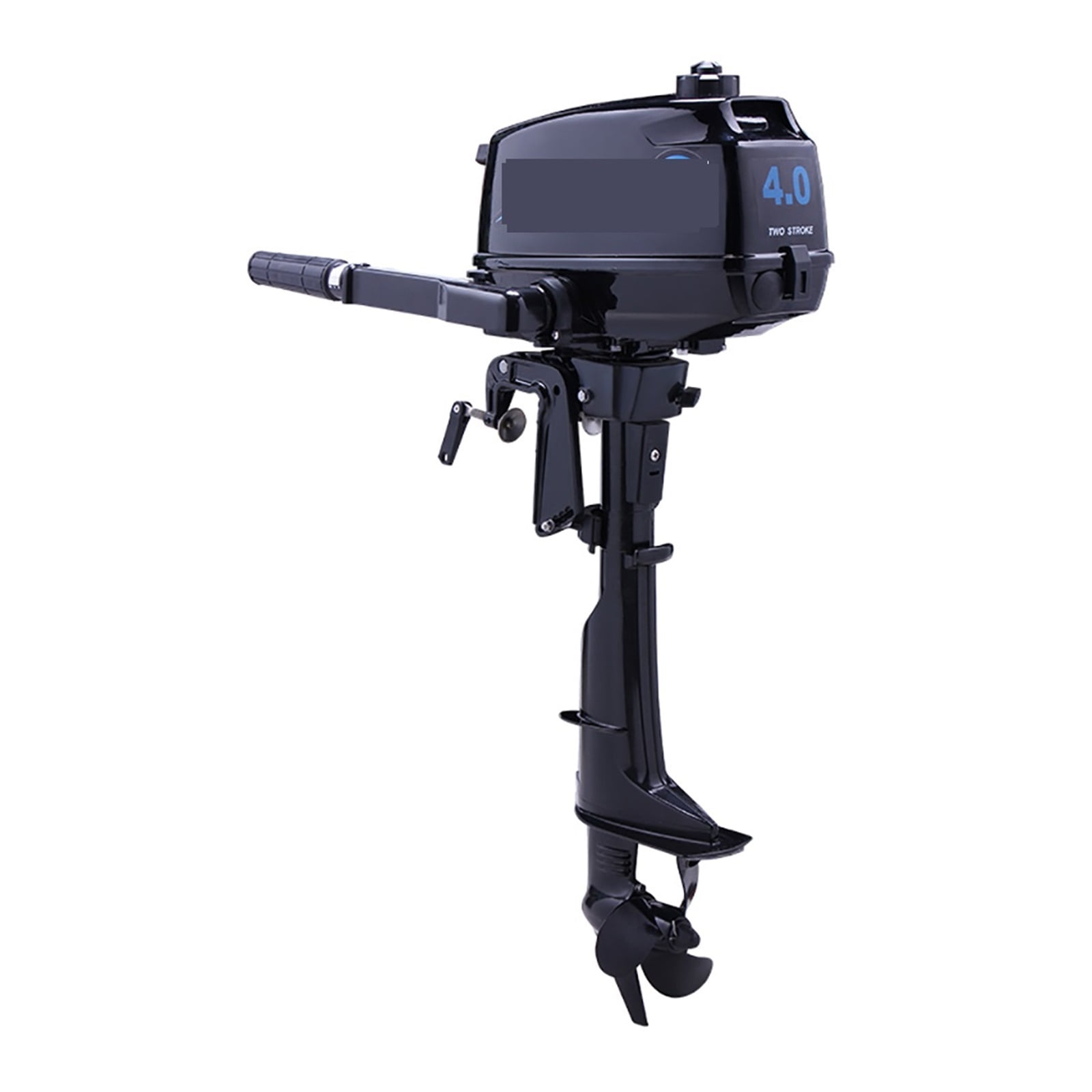 Boat Motor, 2-Stroke 4 Horsepower Outboard Motor, Short Shaft Boat ...